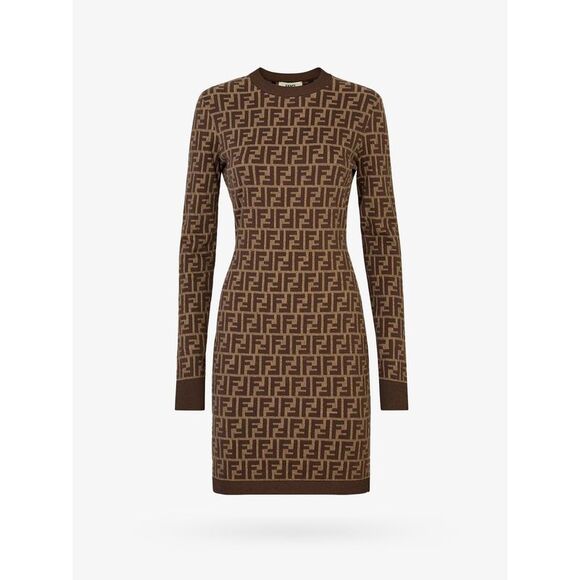 Fendi | Dresses | Fendi Women Cotton Dress With Ff Motif | Poshmark